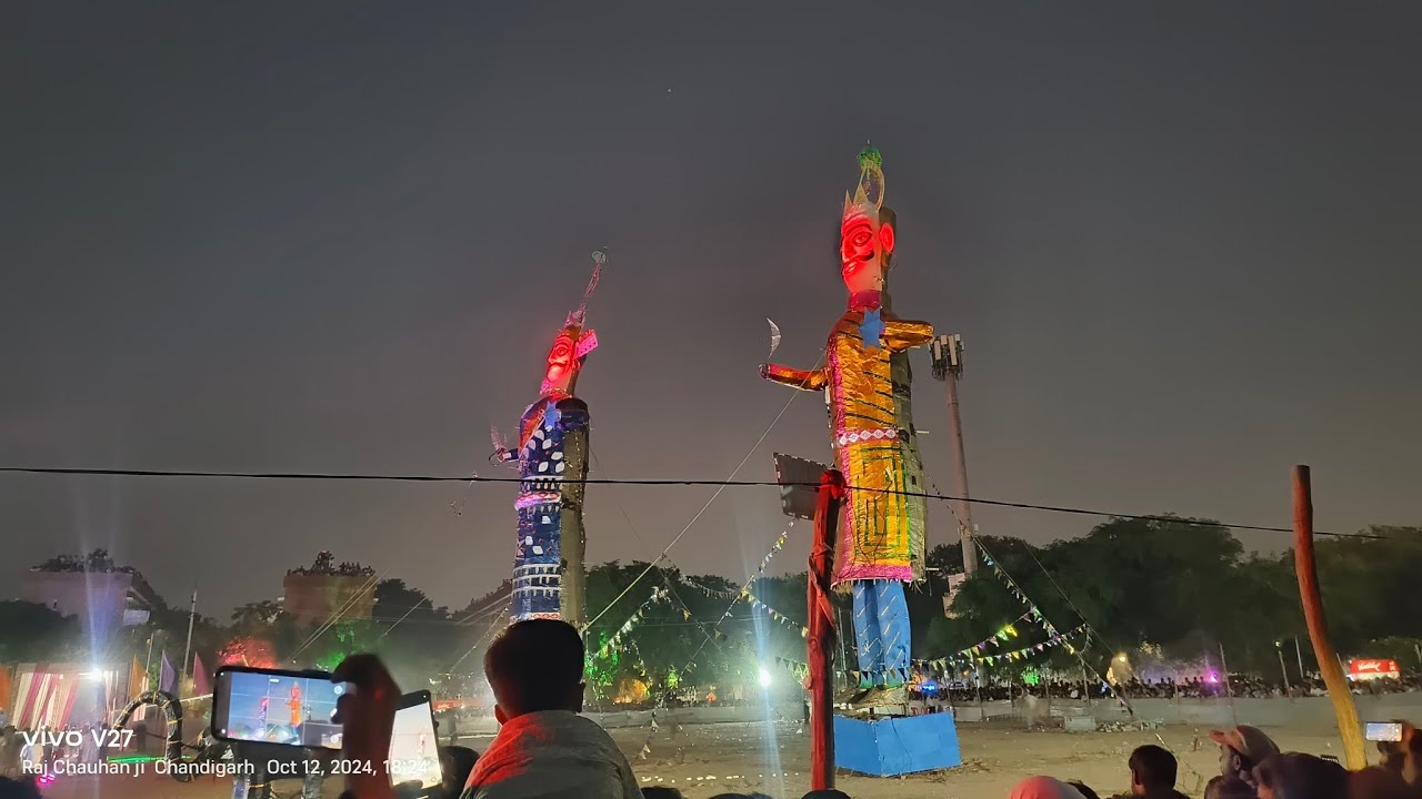 Chandigarh sec 46 Ravan Dahan 2024 - YouTube