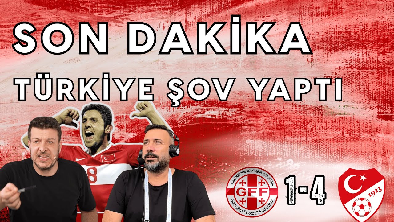SON DAKİKA Türkiye Gürcistanı 4-1 Yıktı | Batuhan Karadeniz, Ertem ...