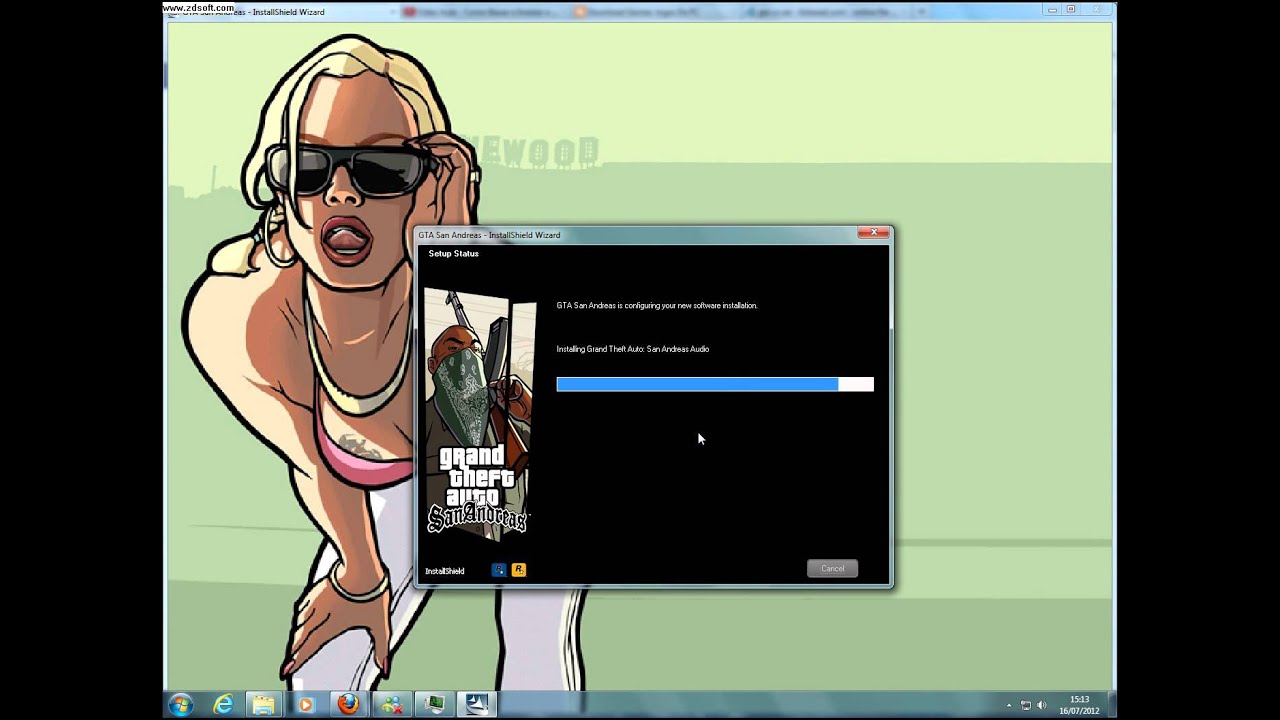como instalar gta san andreas no windows 7 - YouTube