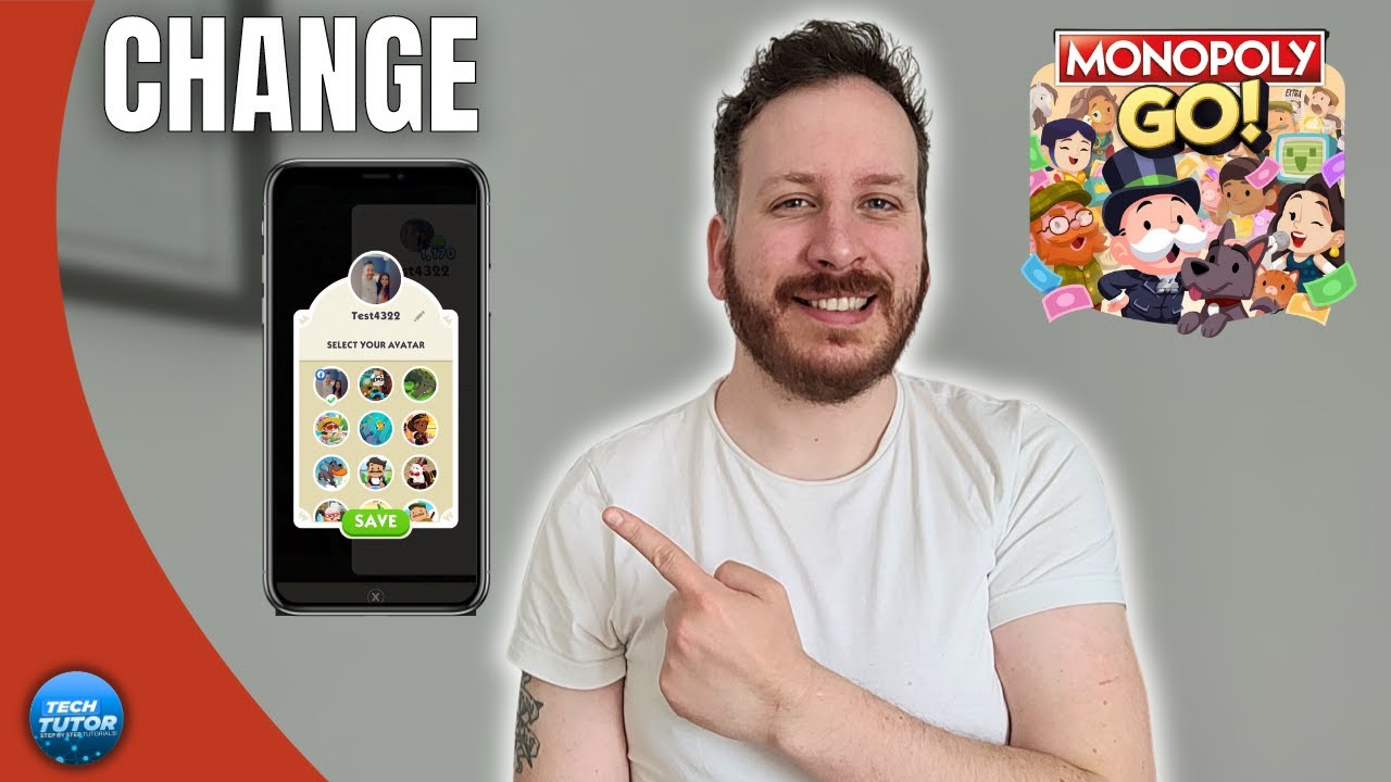 How To Change Profile Picture On Monopoly Go - YouTube