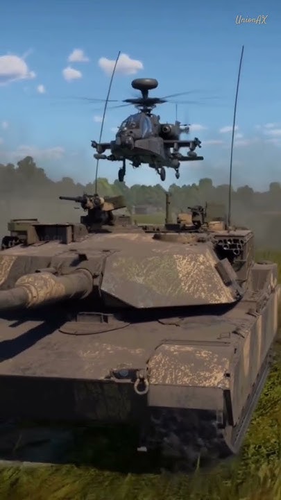 M1A1 Abrams & AH-64 Apache #military - YouTube
