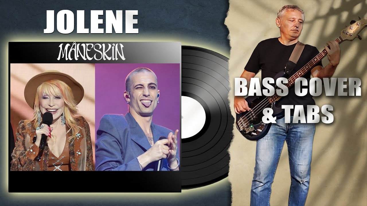 Dolly Parton feat Måneskin - Jolene (Bass Cover) + TABS - YouTube