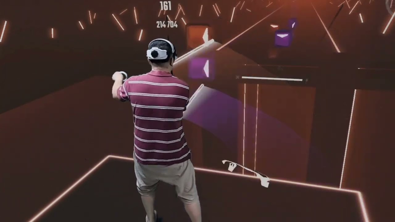 Beat Saber Mixed Reality Capture Oculus Quest 2 Youtube