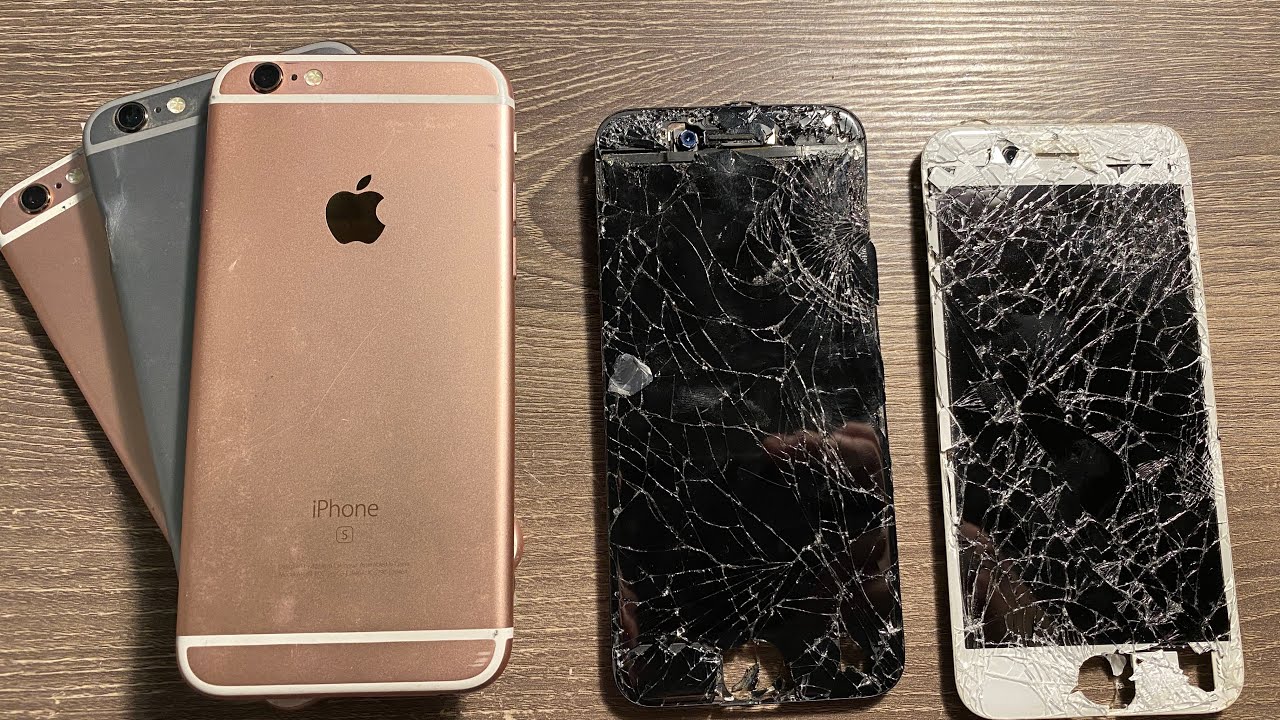 Lot of 3 Untested iPhone 6s - YouTube