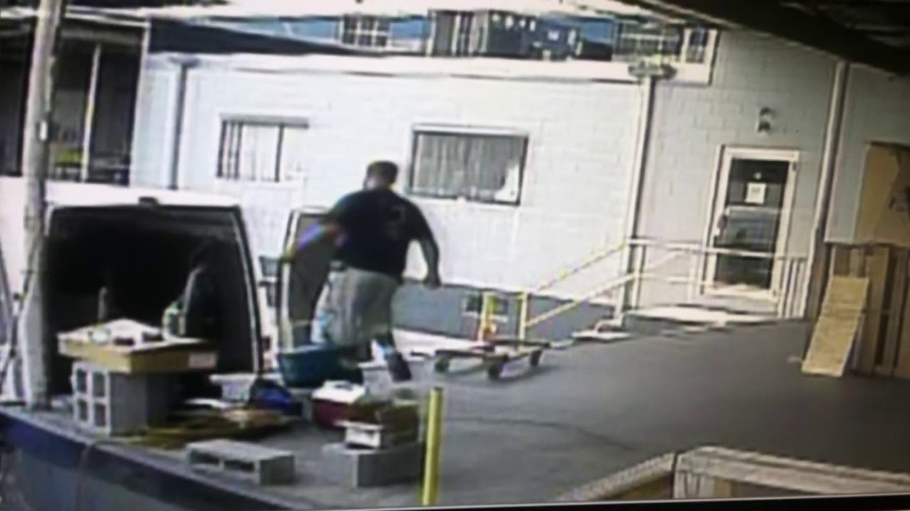 Man falls off dock - YouTube