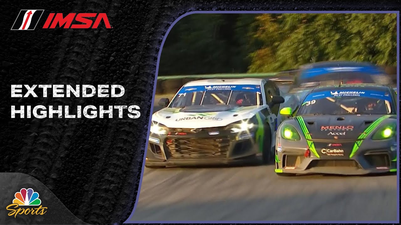 IMSA EXTENDED HIGHLIGHTS: Michelin Pilot Challenge at VIR | 8/26/23 ...