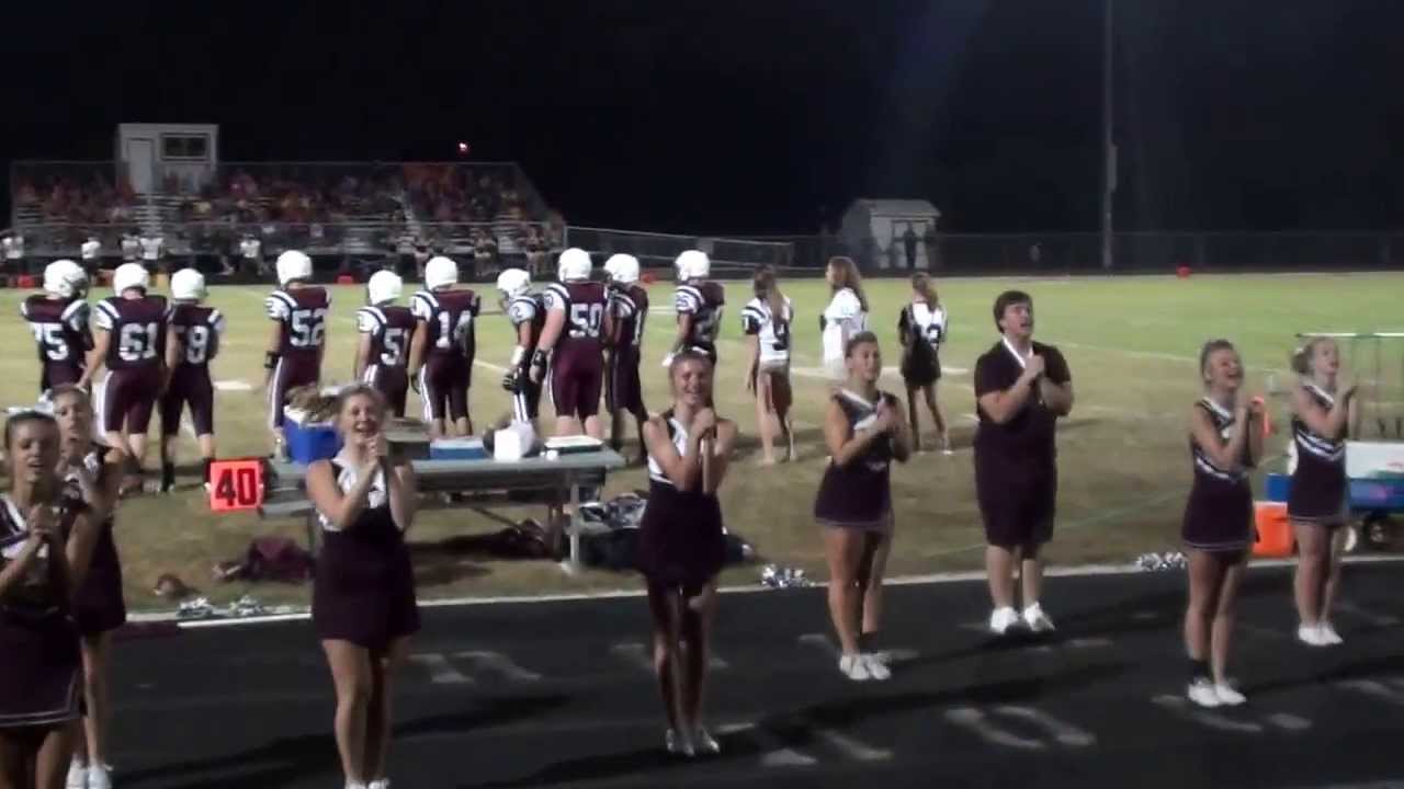 Rockridge Rocket football Cheer 2013 - YouTube