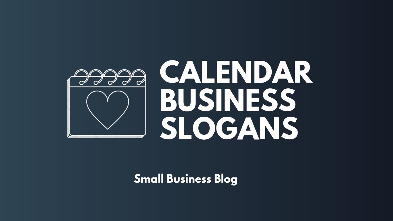 Best Calendar Business Slogans - YouTube