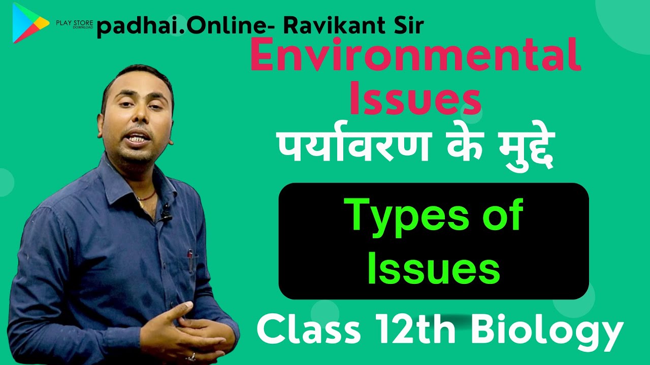 Types of Issues : पर्यावरण के मुद्दे - Environmental Issues | Class ...