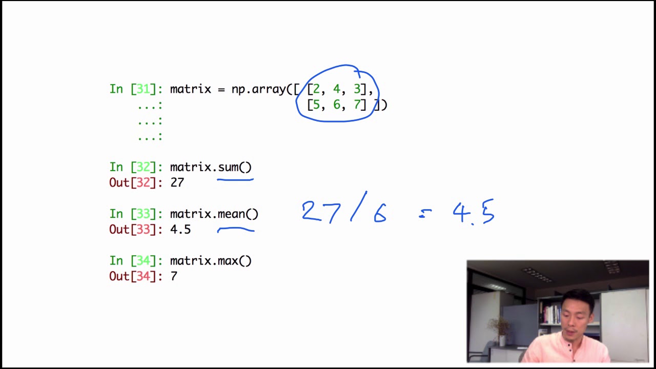 Programming For Nlp Week 141 Data Structure Numpy Array And Dense 9417