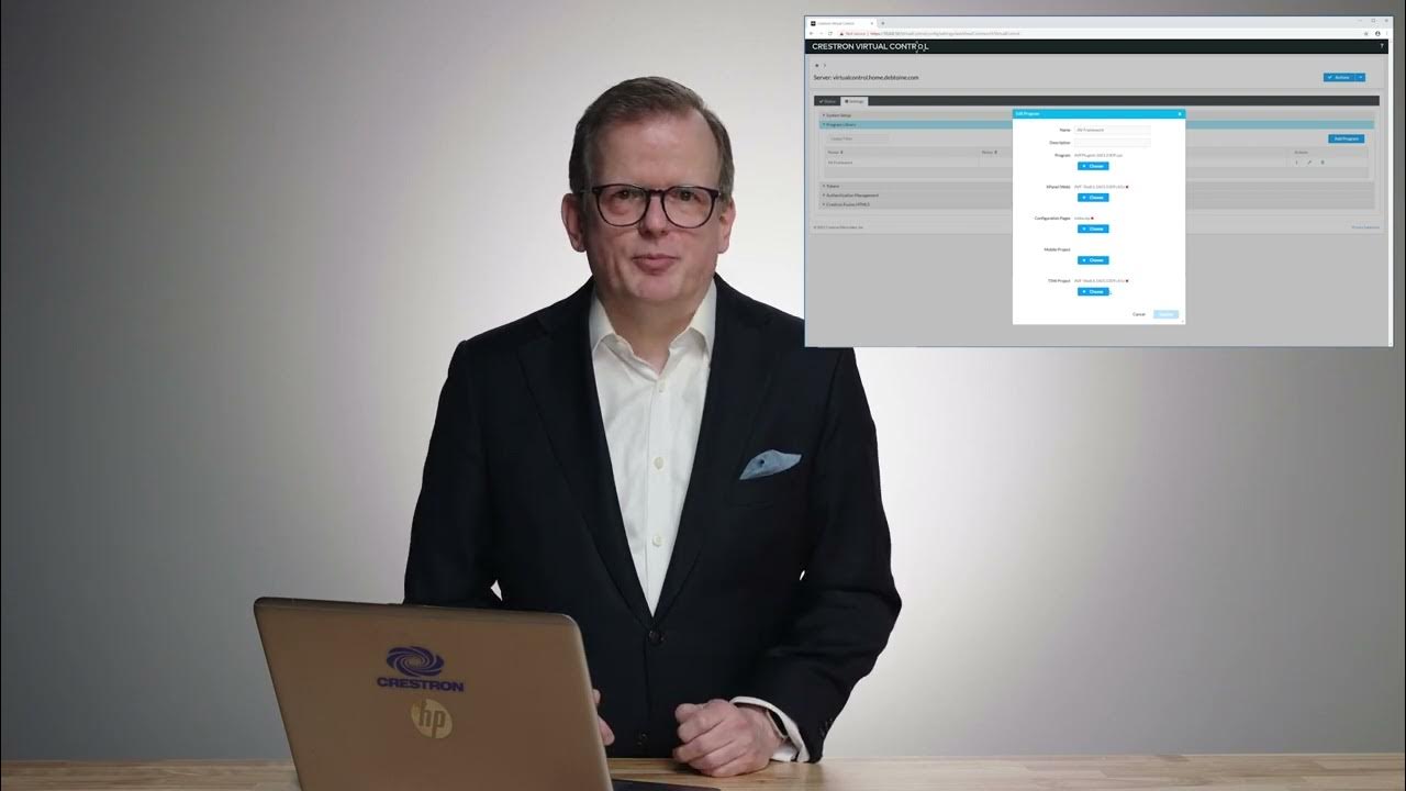 Crestron Virtual Control Software Demo - YouTube