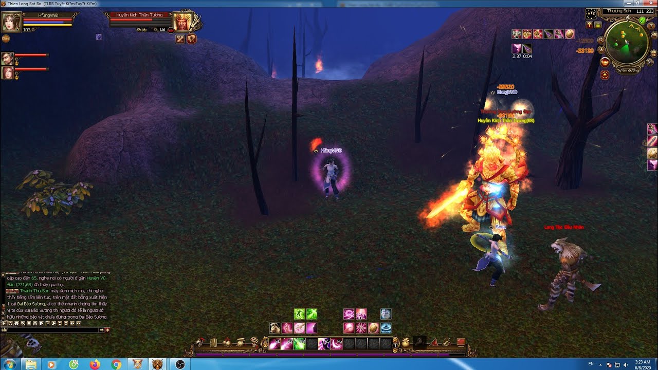 TLBB săn boss huyền kích kim cang map thương sơn xem có gì | Hùng VNĐ ...