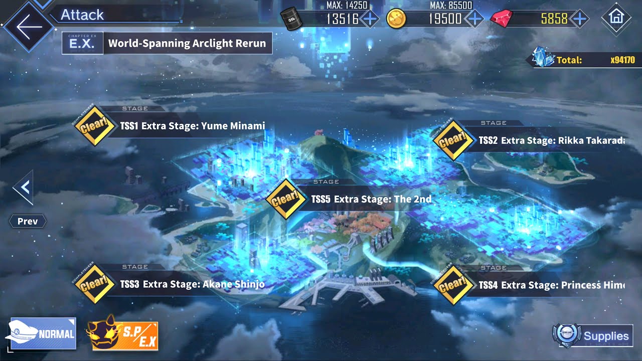Azur Lane: [World-Spanning Arclight] Rerun Collab Event TSS1-TSS5 ...