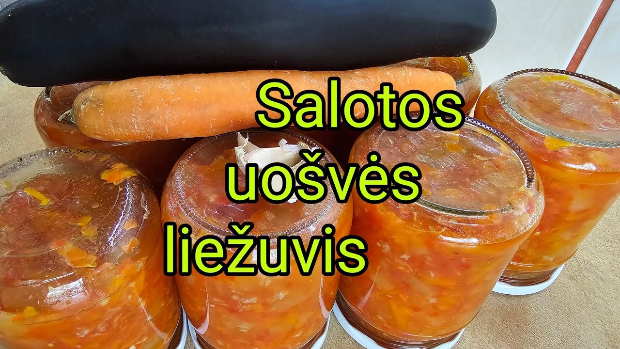 Salotos uošvės liežuvis žiemai - YouTube