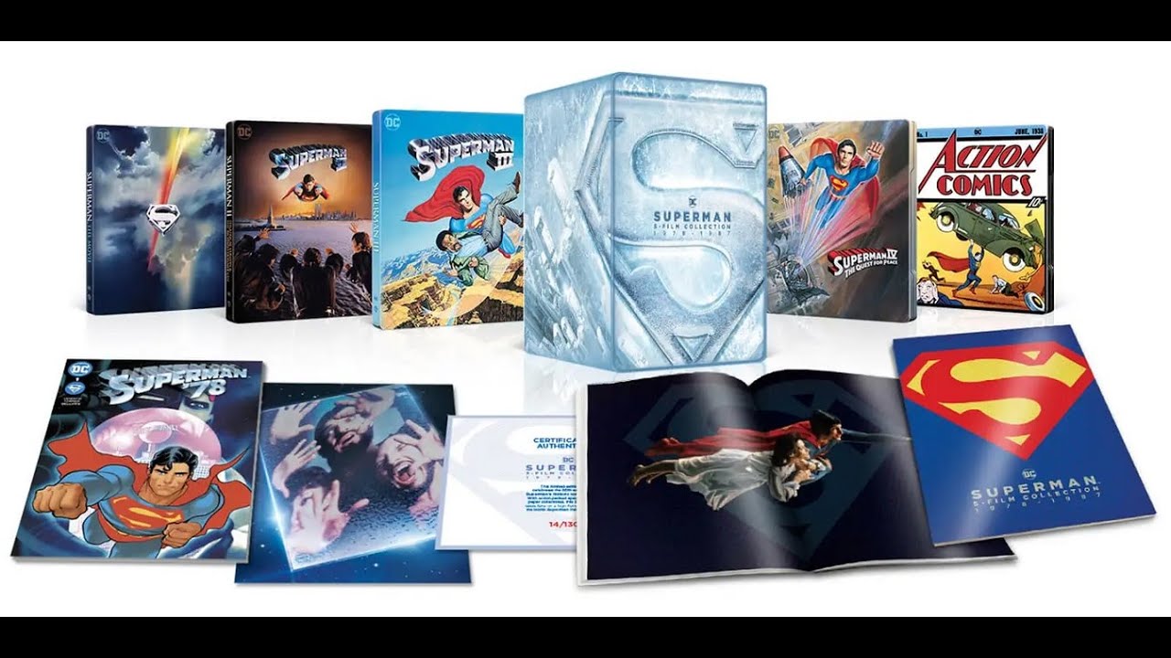 Superman 5-Film Collection 4K Steelbook First Look: Episode #48 of the ...
