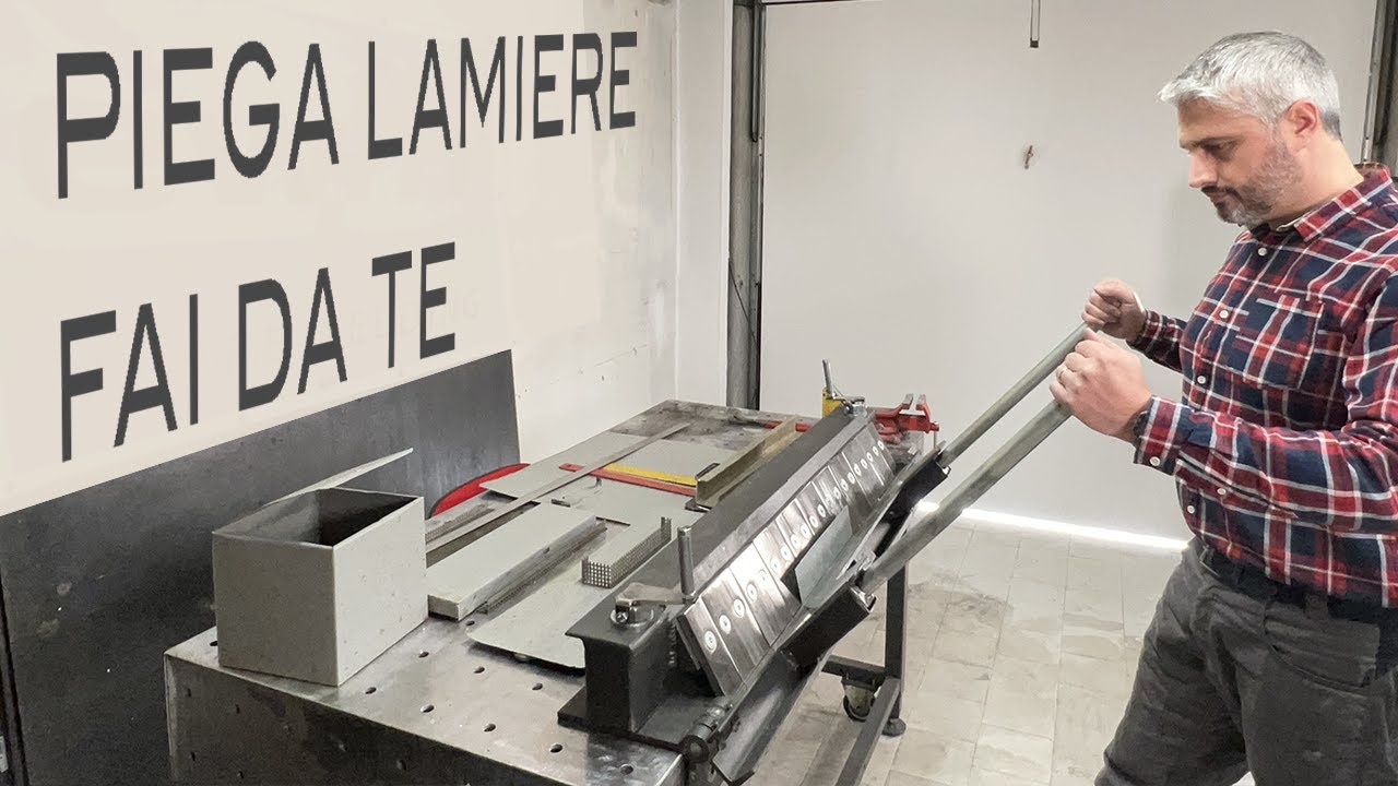 Piega lamiere fai da te - DIY Metal Sheet Bender - YouTube