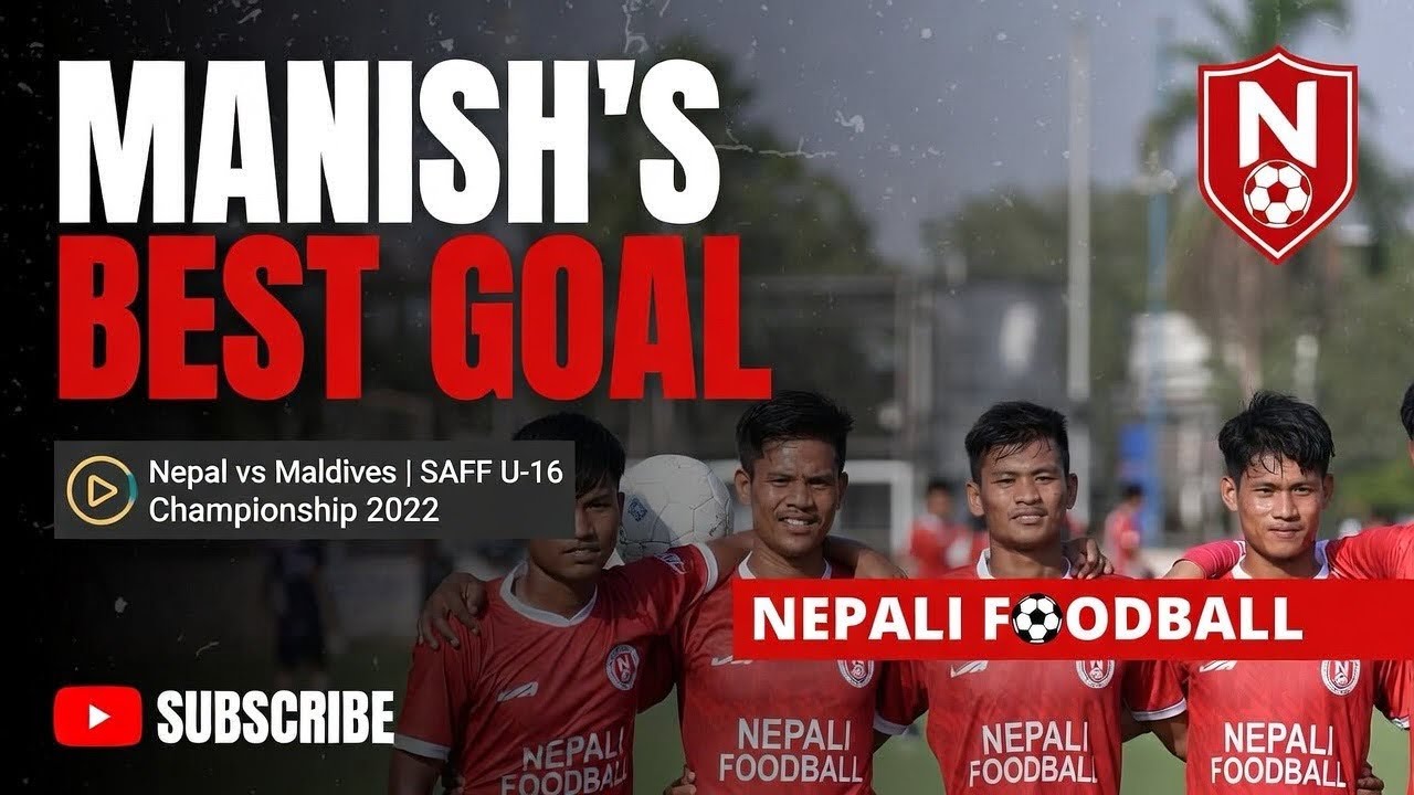 A stunning goal from Manish Dangi# Nepal VS Maldives (1-0) in the SAFF ...