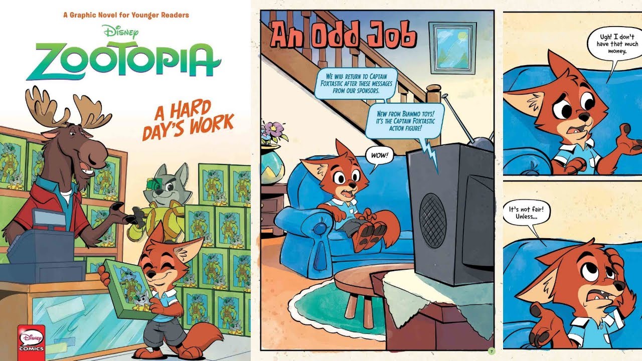 Disney Zootopia - A Hard Day's Work Read Aloud | HAROON COMICS AND ...
