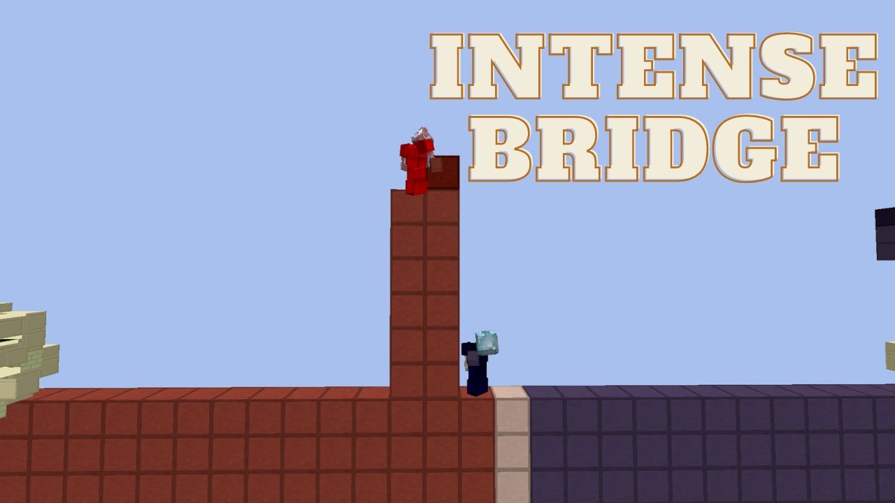 The most INTENSE Minecraft Bridge Game (Gone Wrong) - YouTube