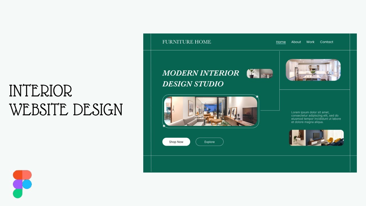 Interior Design Website on Figma - YouTube