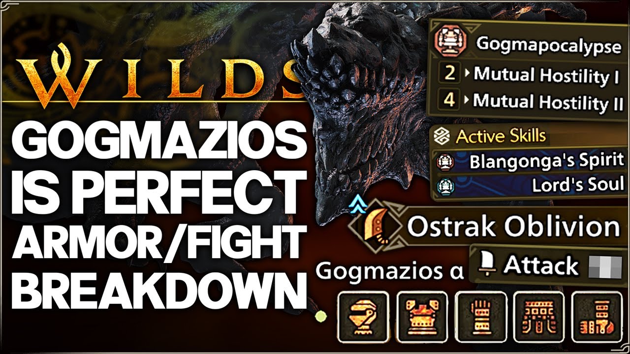 Monster Hunter Wilds - GOGMAZIOS IS A MASTERPIECE - New OP Armor ...
