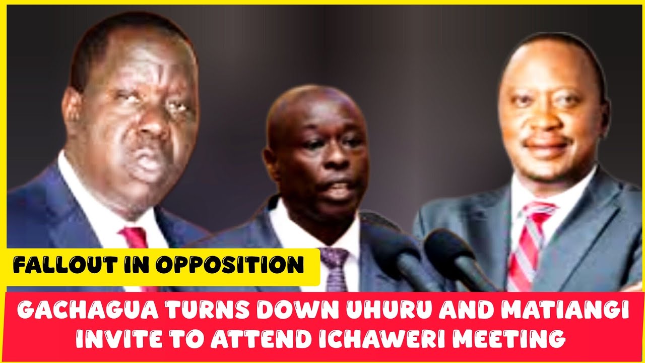 LEAKED🔴GACHAGUA TURNS DOWN UHURU AND MATIANGI INVITE TO ATTEND UHURUS ...
