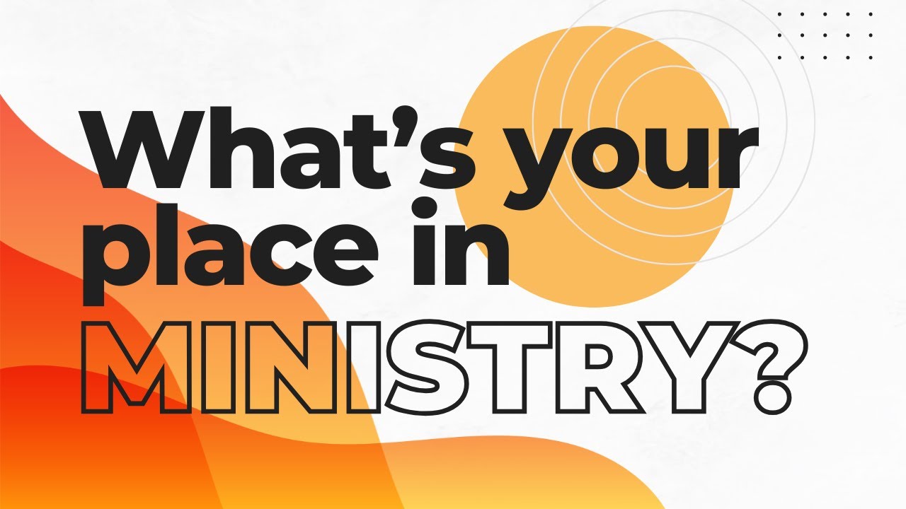 What's Your Place in Ministry 2/9/25 - YouTube