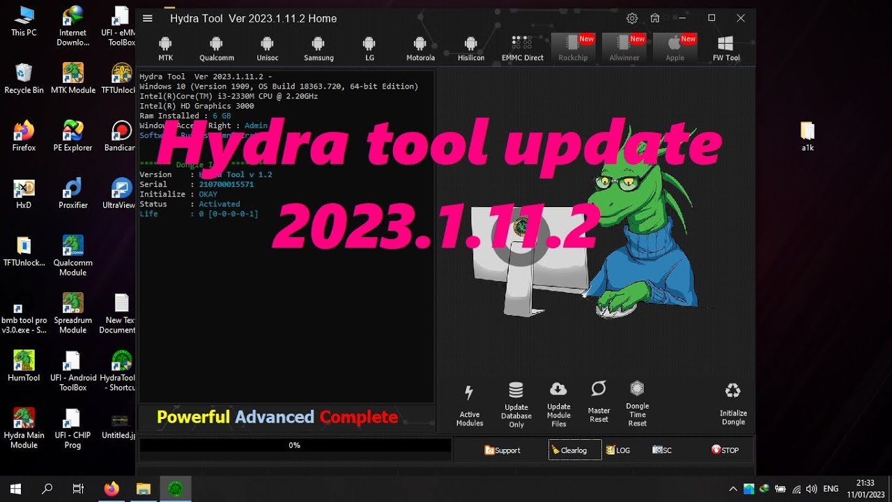 Hydra tool update last versi 2023.1.11.2 - YouTube