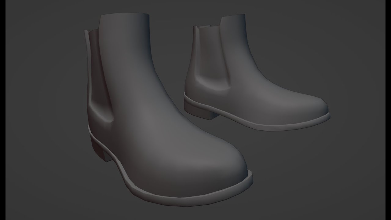 Chelsea Boot Modeling | Game Asset Modeling | Blender 4.2 - YouTube