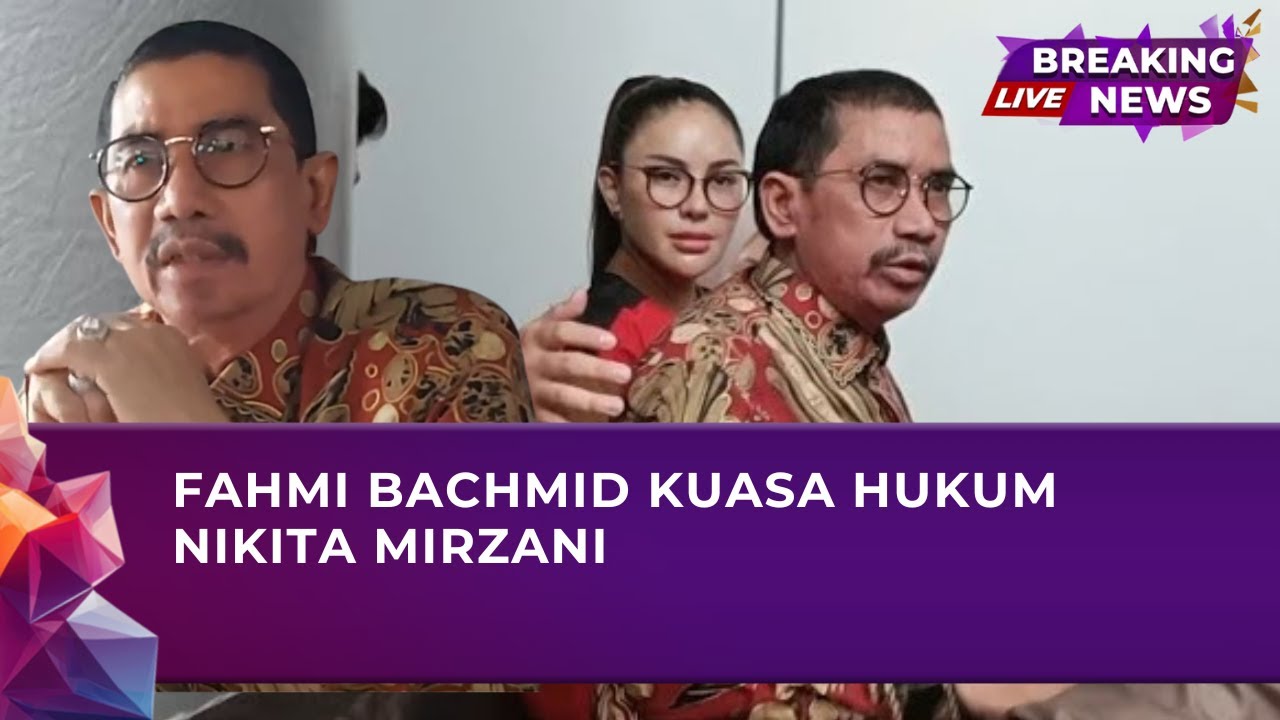 🔴LIVE FAHMI BACHMID KUASA HUKUM NIKITA MIRZANI - YouTube