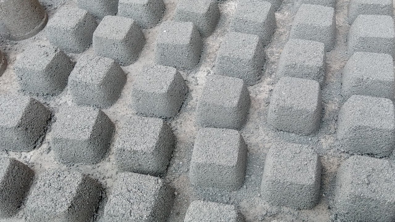 Yellow 💛 stone crush small square shapes crumbling in water 😇🤩 - YouTube