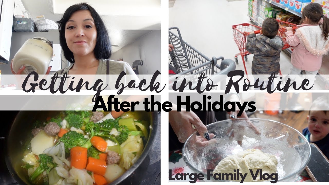 After Holiday Routine | Getting Back into Everyday Routine | Large ...