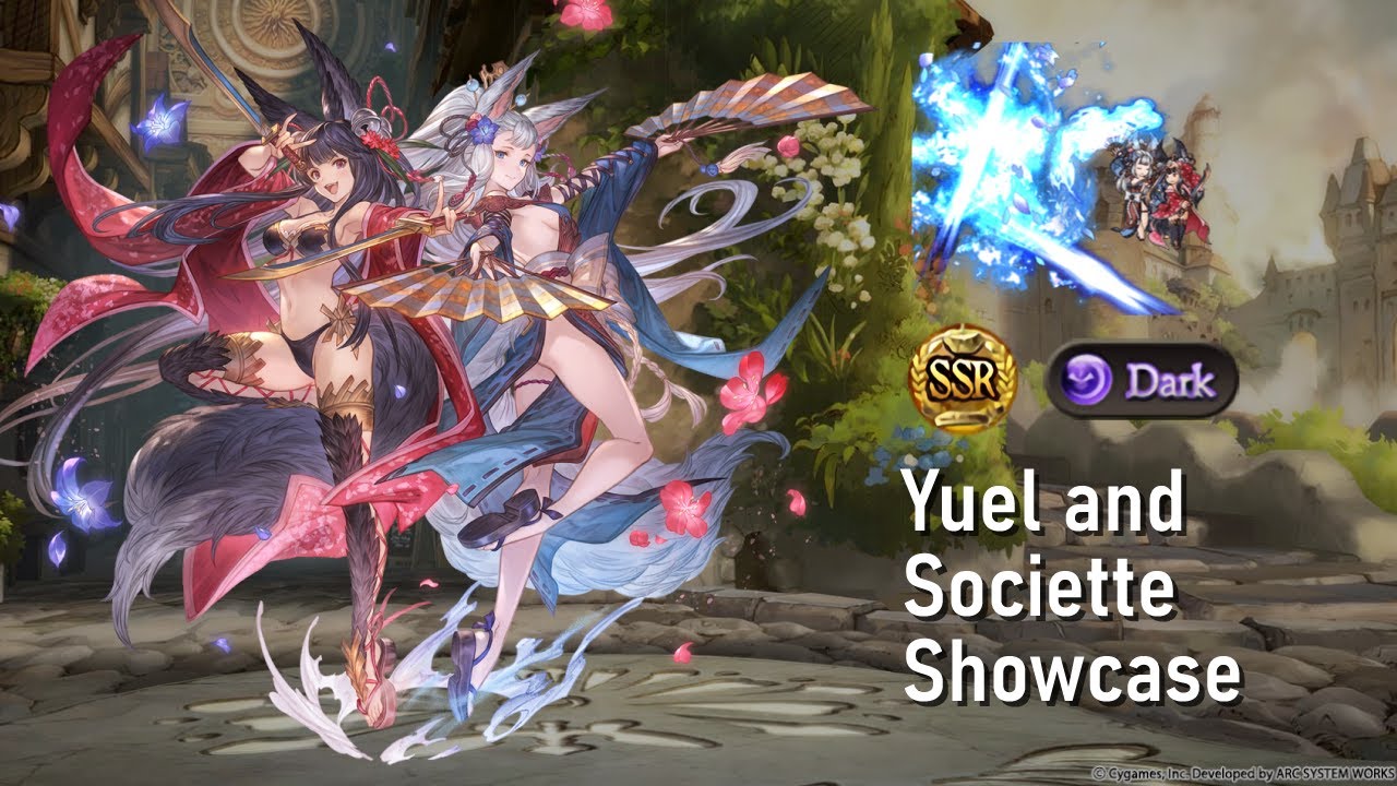 Yuel and Societte GBF Animation Showcase - YouTube