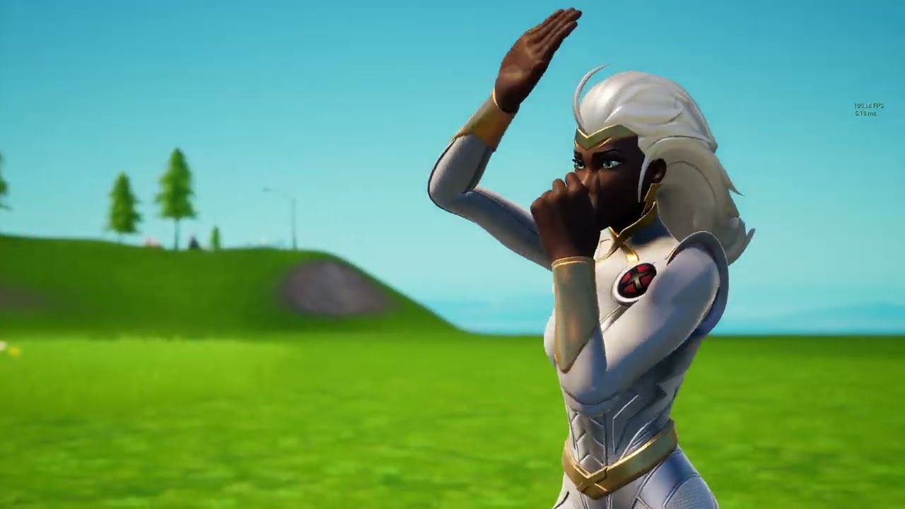 😍 Closeup Of Fortnite Storm Skin 🥰 Youtube
