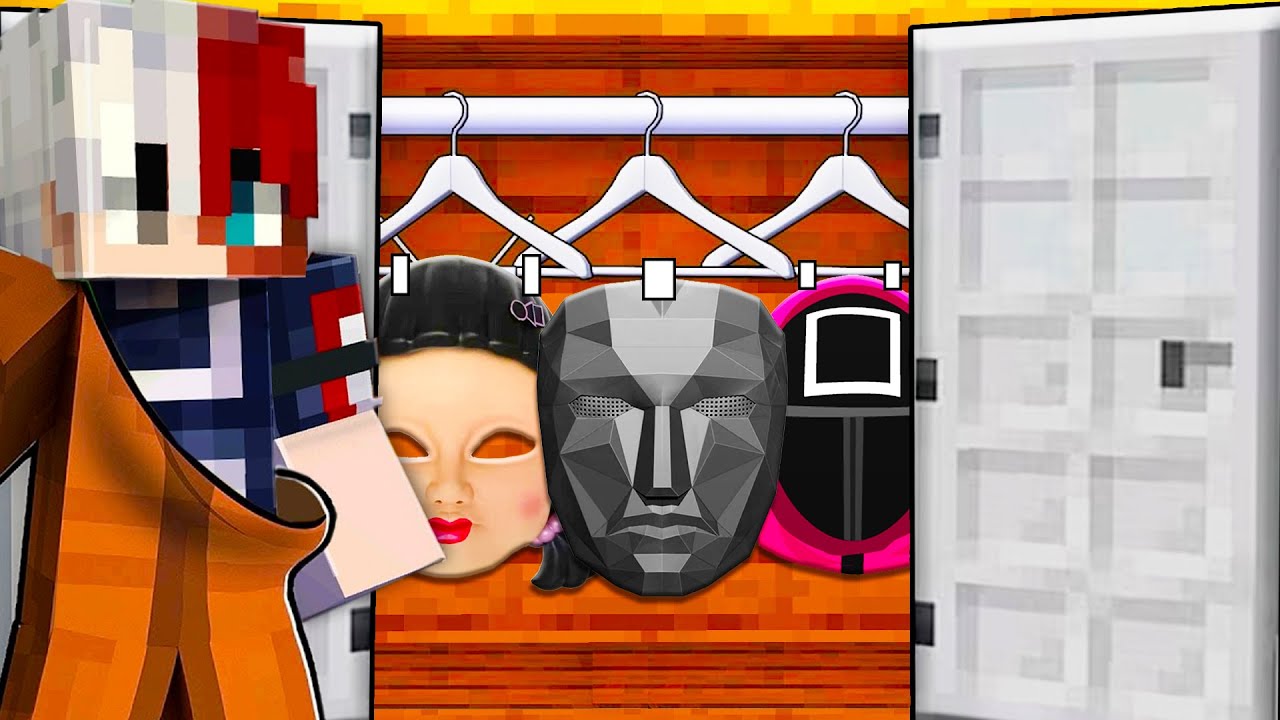 TROLLING VILLAGERS WITH SQUID GAME 2 MASK IN MINECRAFT!! - YouTube
