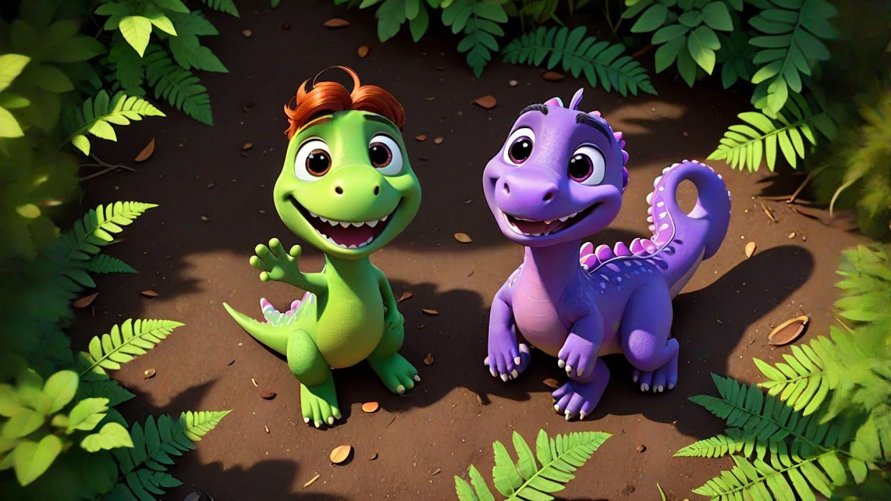 Three Dino Babies Count Backwards | Counting Song for Kids | Nursery ...