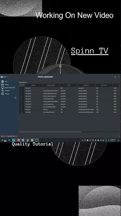 [coming Soon] Python Modern Gui Psutil Etc Youtube