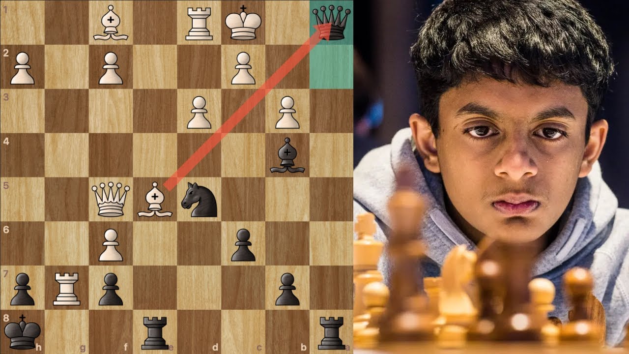 🔥🔥Nihal Sarin's brilliant Queen sacrifice agains Daniel Naroditsky!! 🔥🔥 - YouTube