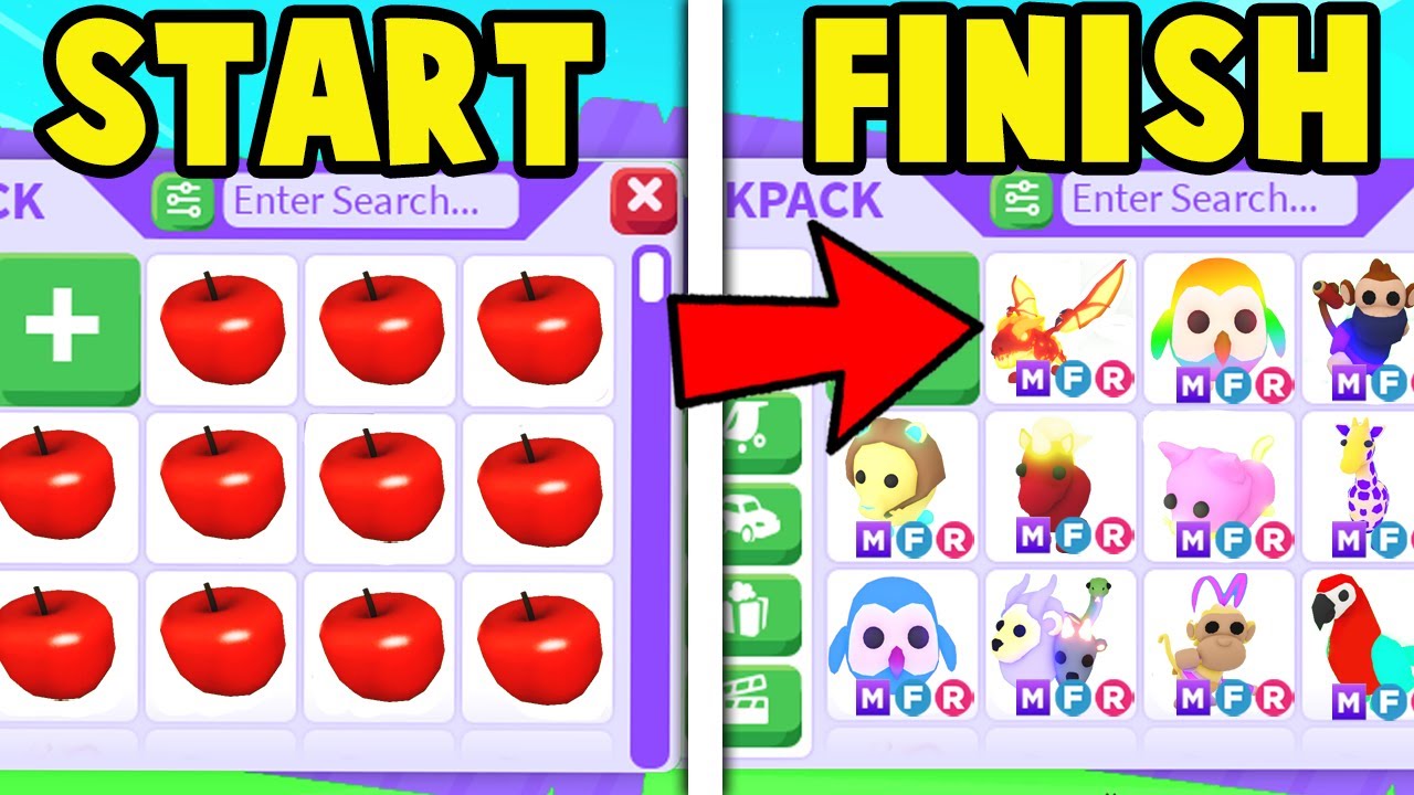 Trading FREE APPLES to THIS.. (Adopt Me) - YouTube