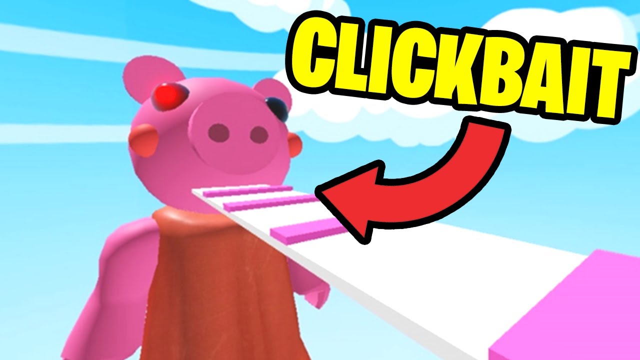 PIGGY OBBY CLICKBAITED ME?! Roblox Parkour - YouTube