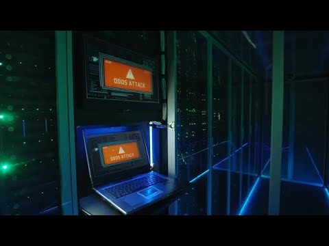 DDOS Attack Stock Video - YouTube