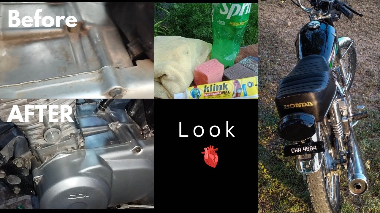Cg 125 Engine clean | Steel watti + polish | Mashallah shine ♥️ - YouTube