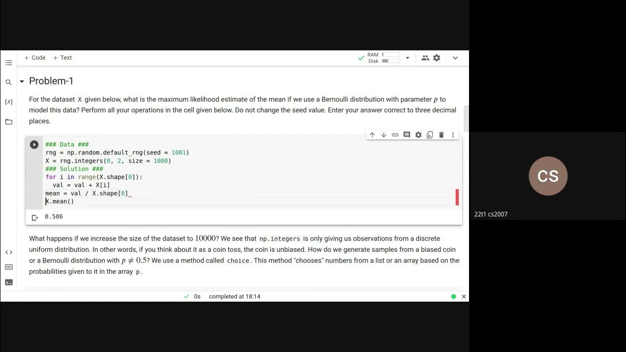MLT, Week-4, Live Coding - YouTube