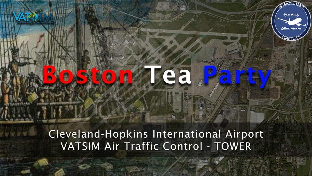 ATC LIVE | VATSIM - Boston Tea Party Event | KCLE Tower - YouTube