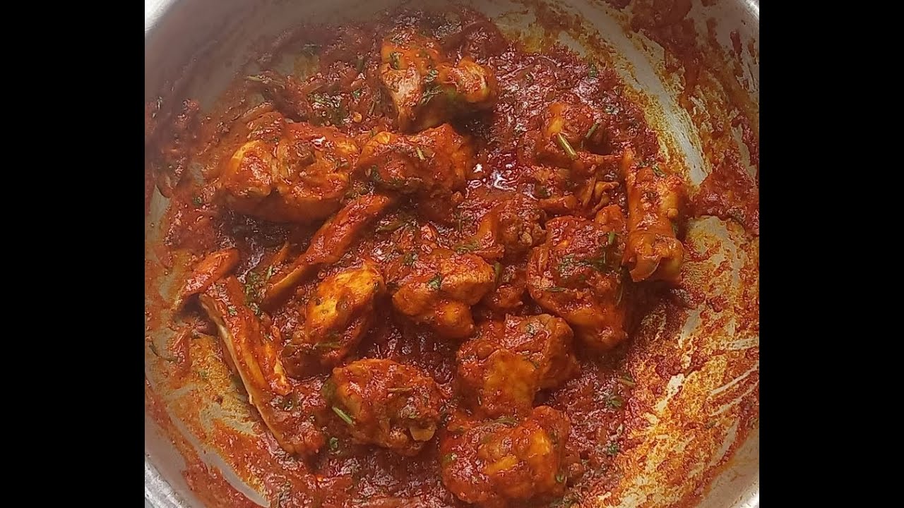 Red Chilli Chicken fry/Easy Chicken fry/Best side dish for Rasam rice ...