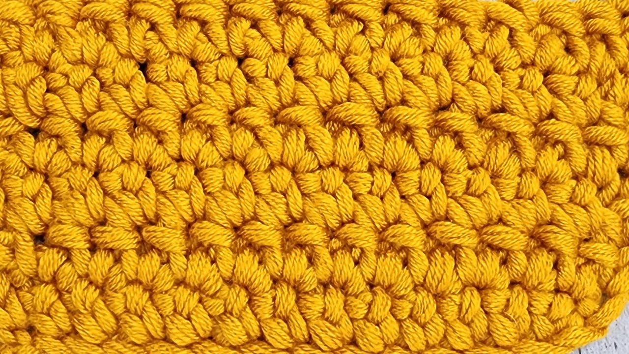 Extended Single Crochet Stitch (esc) - YouTube