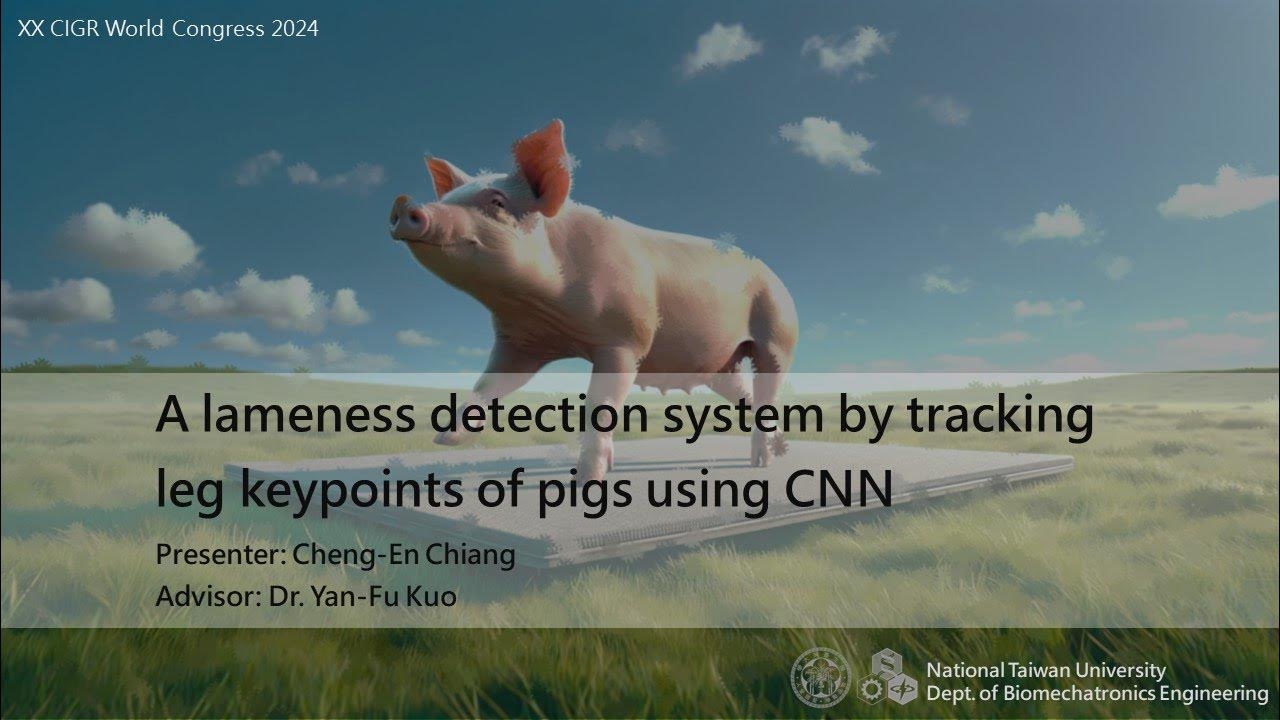 學生英文報告 – 2024 CIGR – A Lameness Detection System by Tracking Leg Keypoints of Pigs Using CNN ...