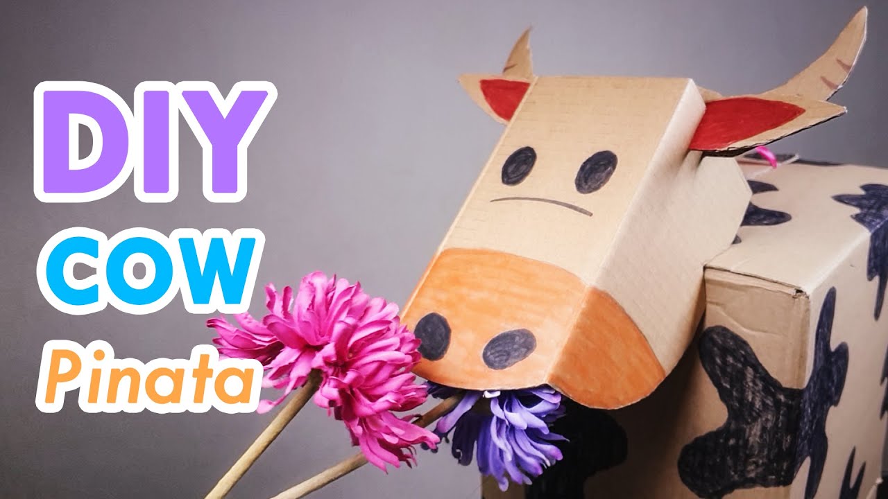Easiest Cow Piñata DIY - Make your own pinata full of Candy from ...