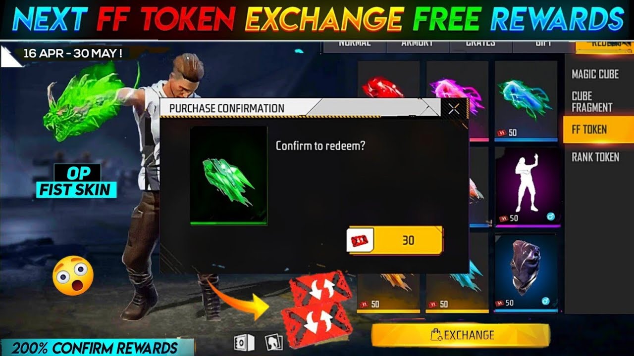 *NEXT FF TOKEN EXCHANGE FREE REWARDS 🔥| FF NEW EVENT | FREE REWARDS ...