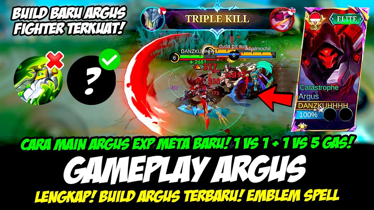 ARGUS EXP META BARU CARA MAIN ARGUS ITEM TERBARU BUILD ARGUS TERSAKIT 2024 GAMEPLAY ARGUS TOP ...